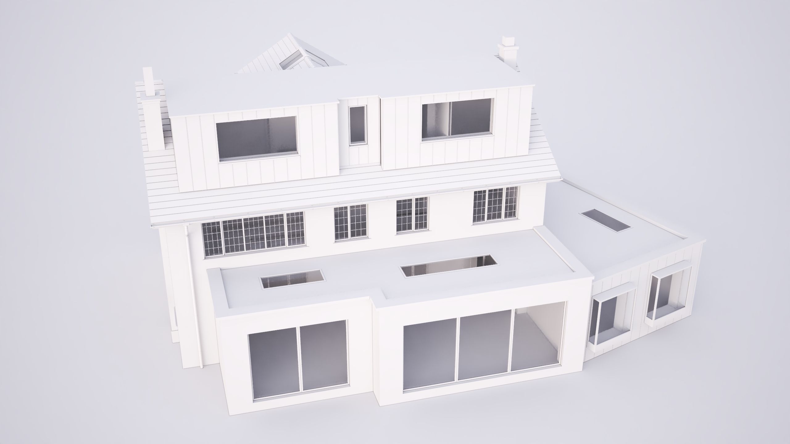 British House Garden Way 3D model | CGTrader