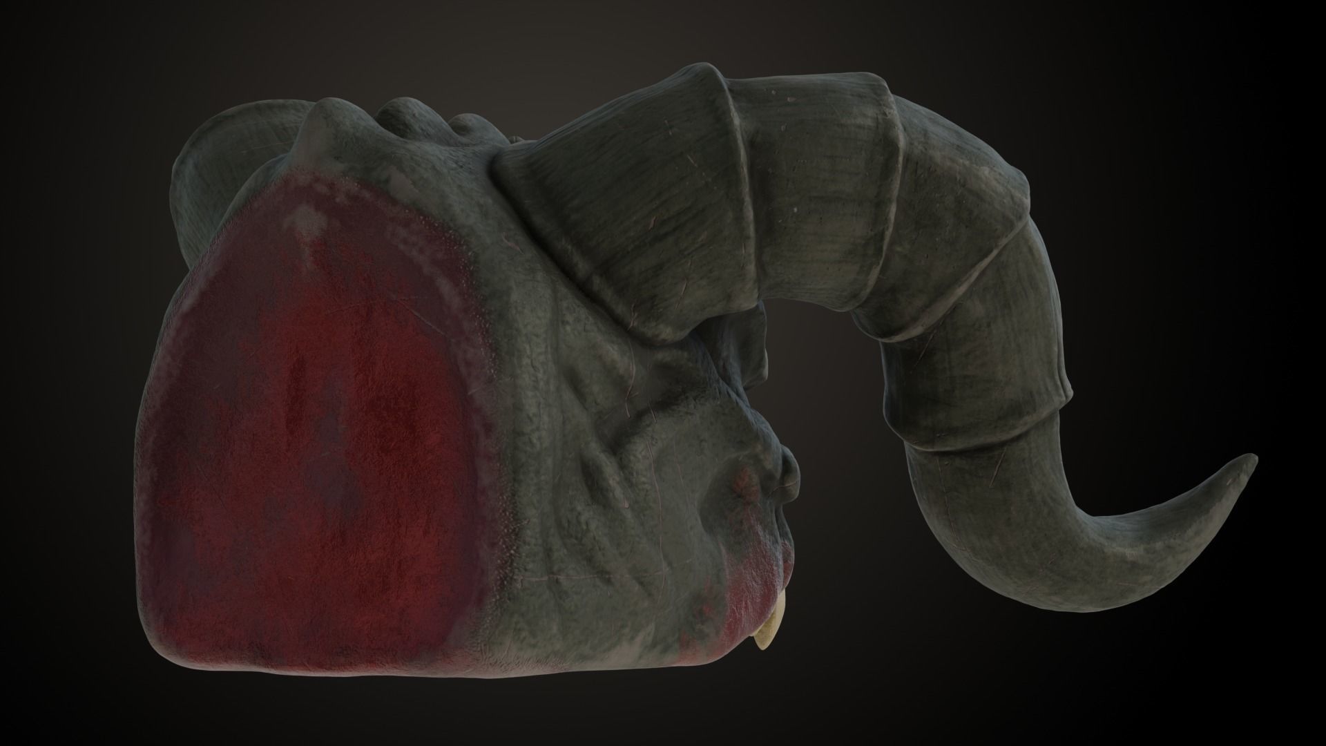 Fallout Deathclaw Head 3D model 3D printable | CGTrader