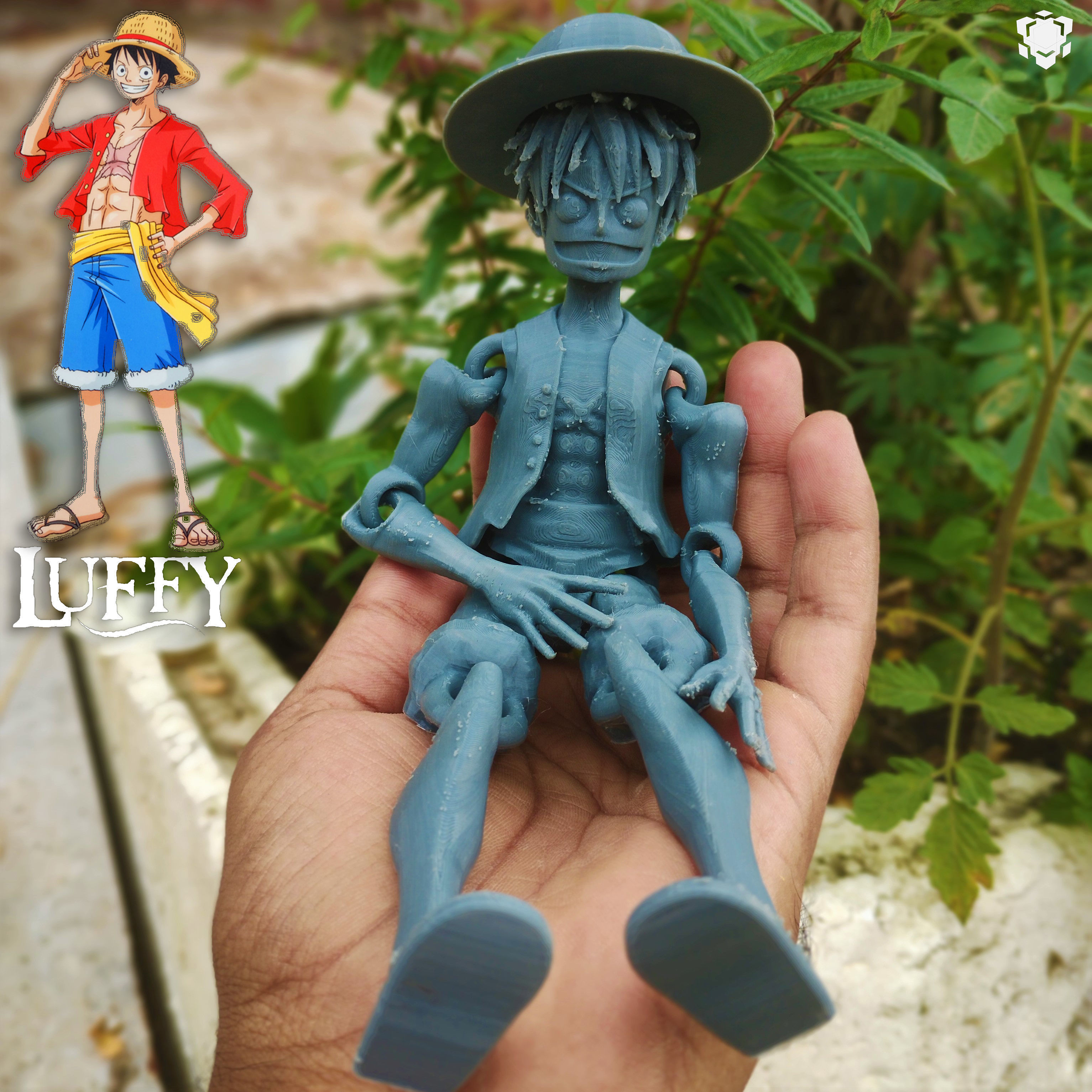 One Piece Monkey D Luffy 3D model 3D printable | CGTrader