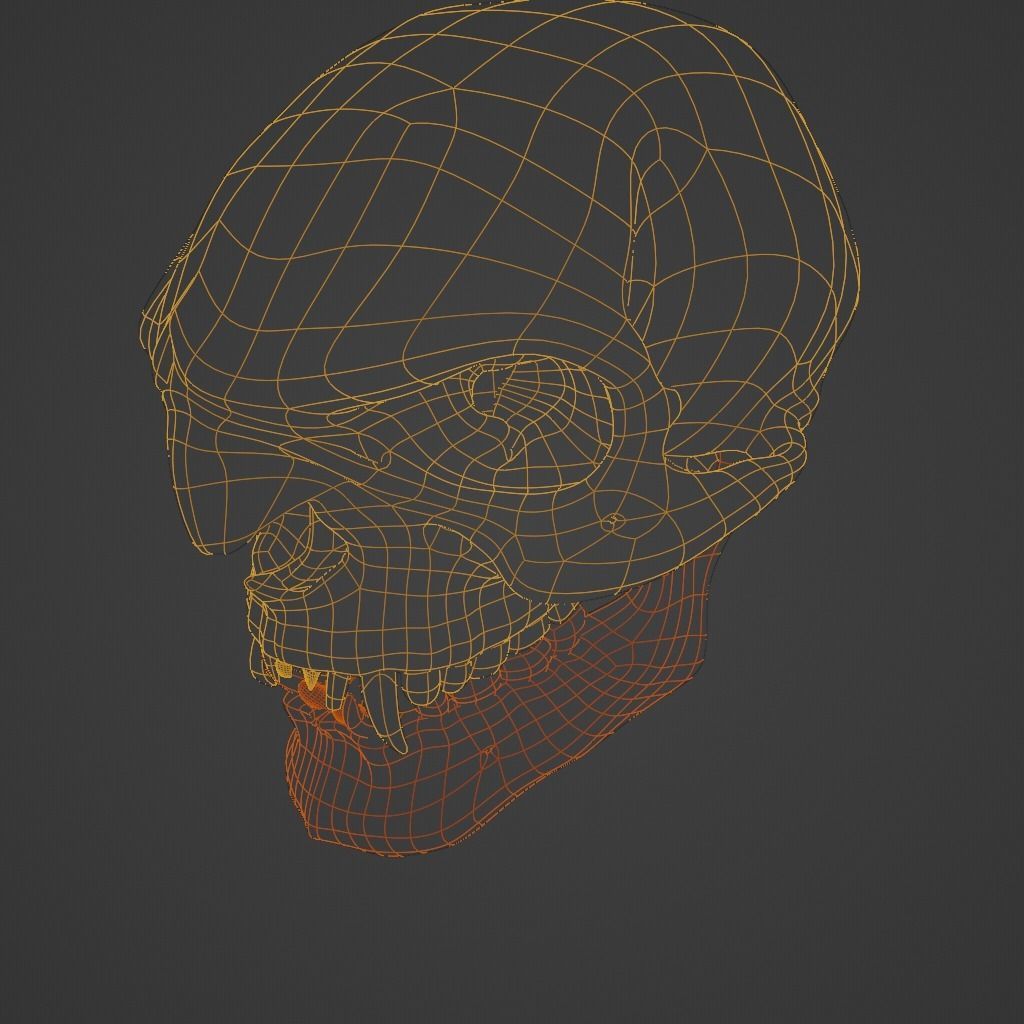 creature skull 3D model | CGTrader