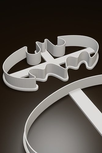 BATMAN CUTTER 3 PIECES free 3D model | CGTrader