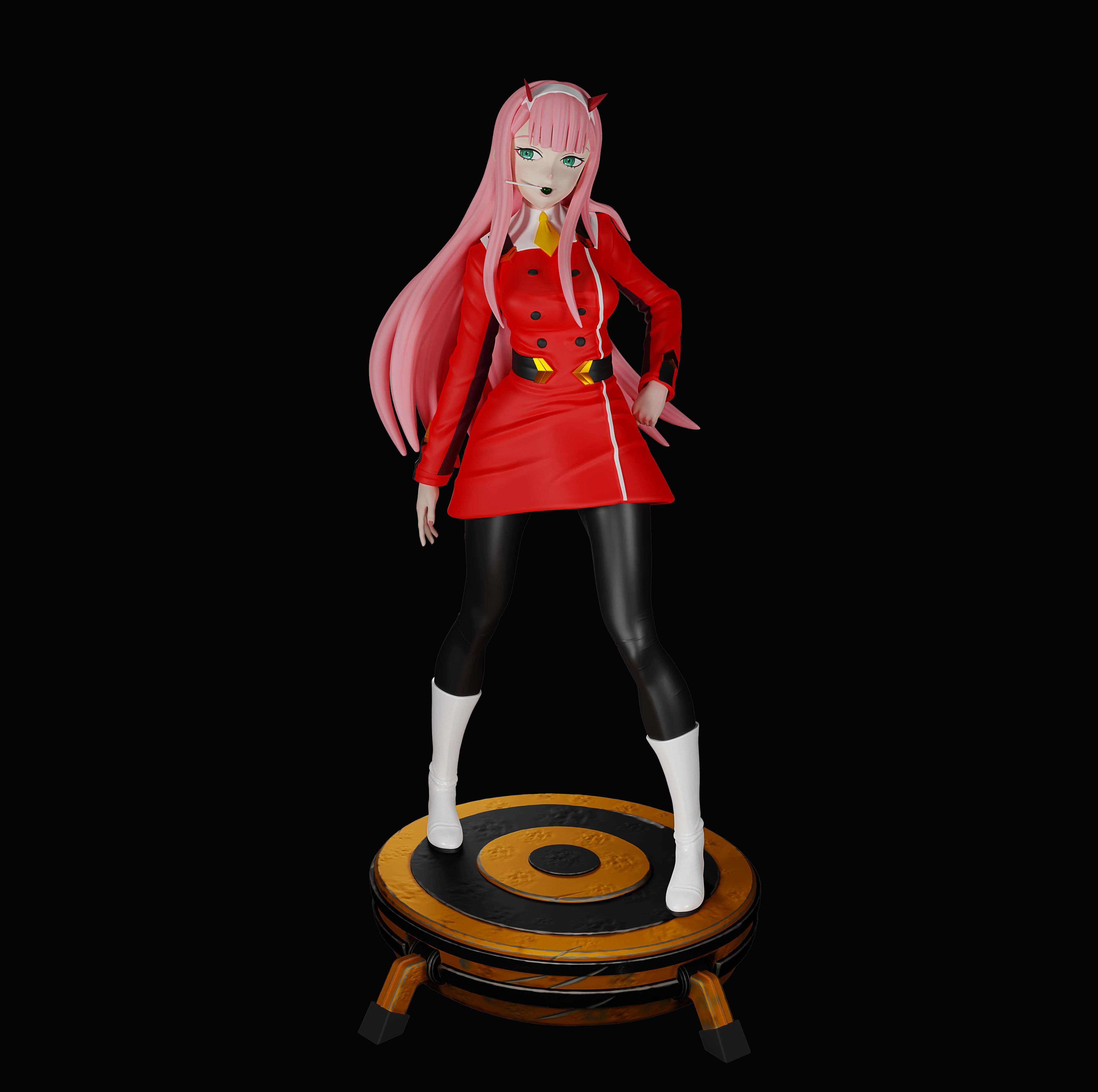 zero two 3D model 3D printable | CGTrader