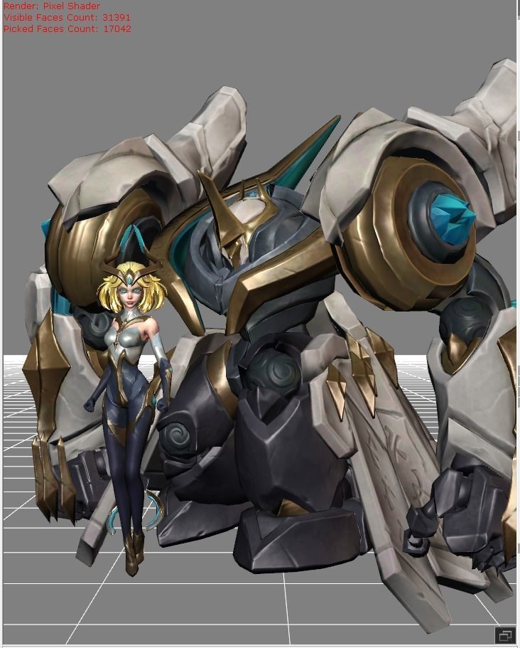 3D model Edith Ancient Guard Skin VR / AR / low-poly | CGTrader