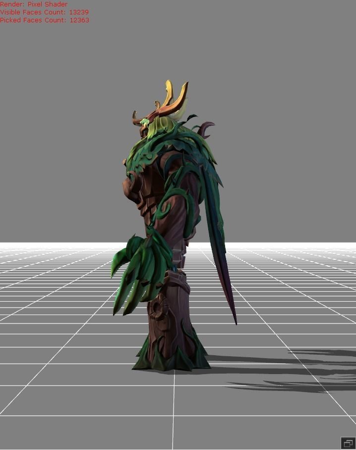 Belerick Guard of Nature Skin 3D model animated rigged | CGTrader