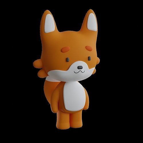 fox character 3D model | CGTrader