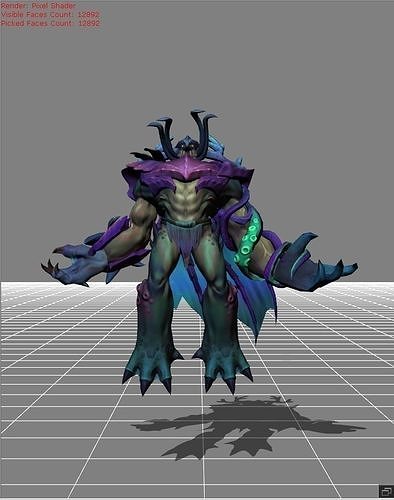 Belerick The Deep One Skin 3D model animated rigged | CGTrader