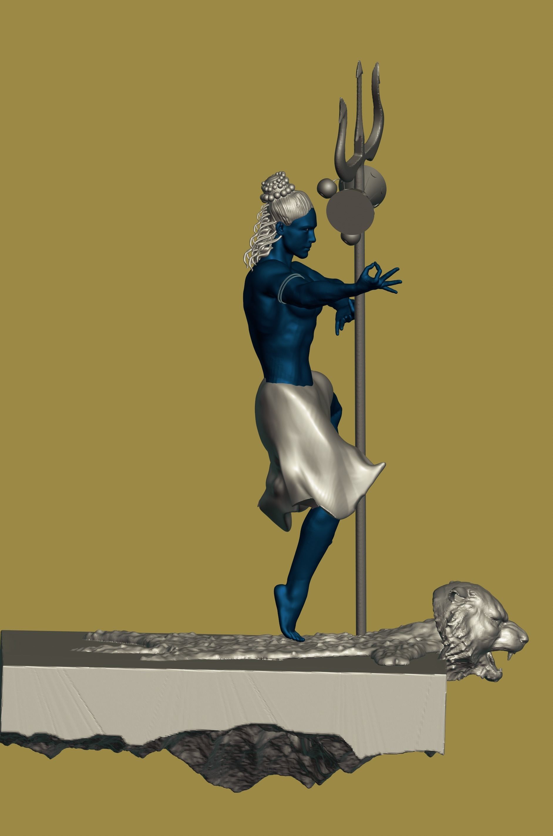 Shiva 3D model 3D printable | CGTrader