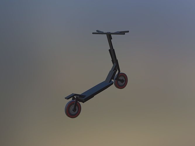 3D model Electric Scooter VR / AR / low-poly | CGTrader