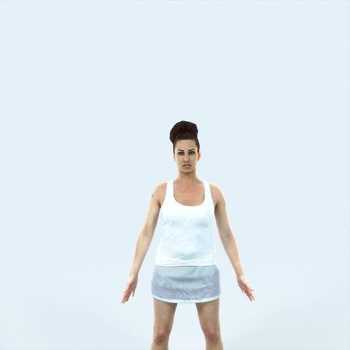 3D model Yearn 01D Animated Rigged Sports Woman VR / AR / low-poly ...