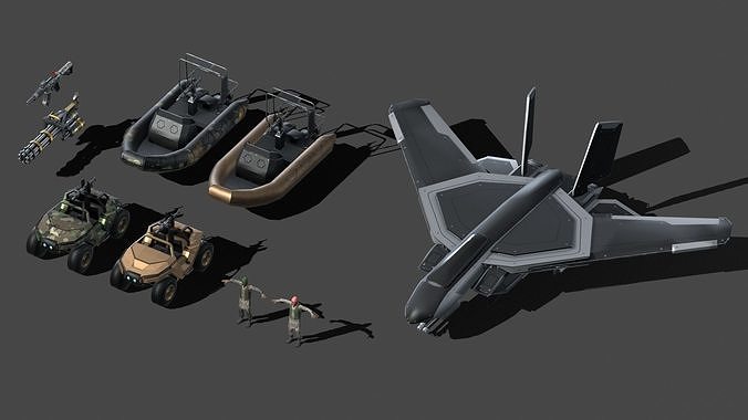 3D model Military low props VR / AR / low-poly | CGTrader