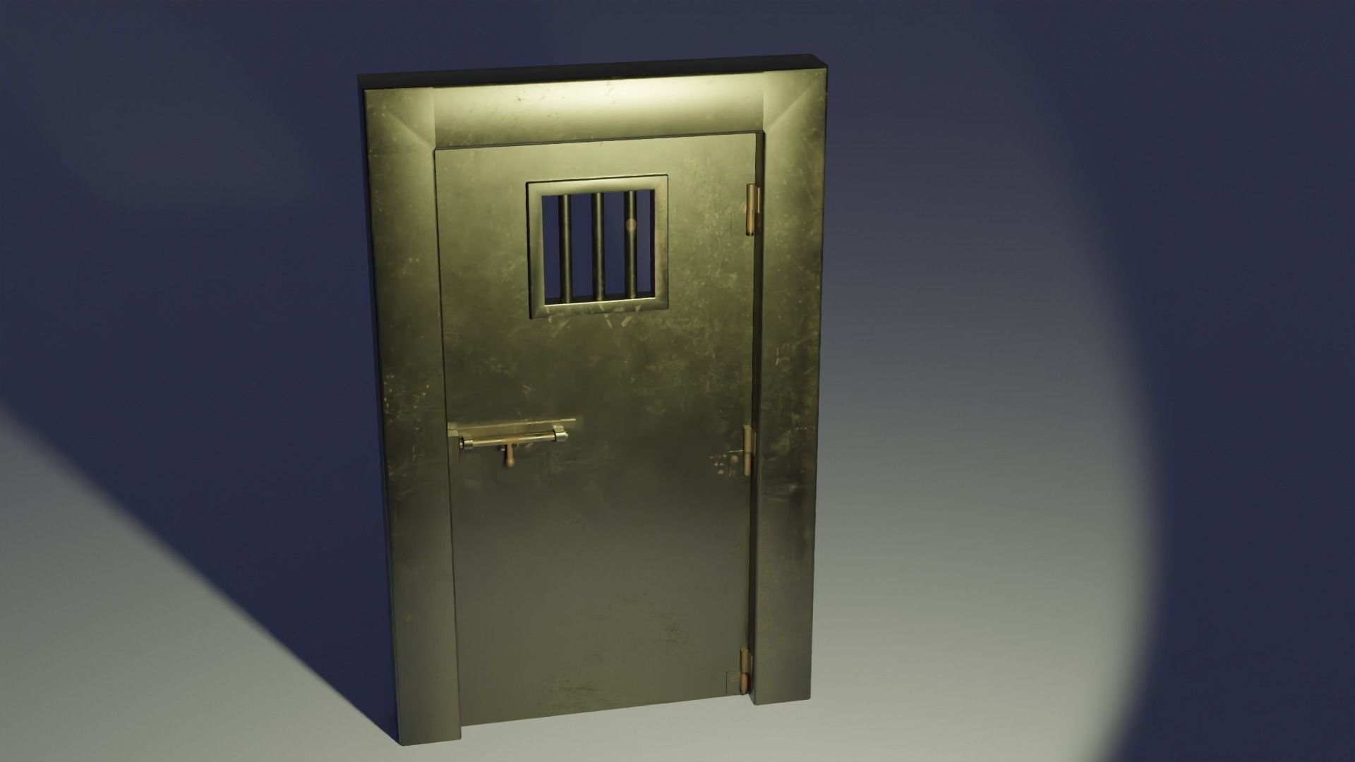 3D model Door Prison Cell Gate Low-poly PBR VR / AR / low-poly | CGTrader