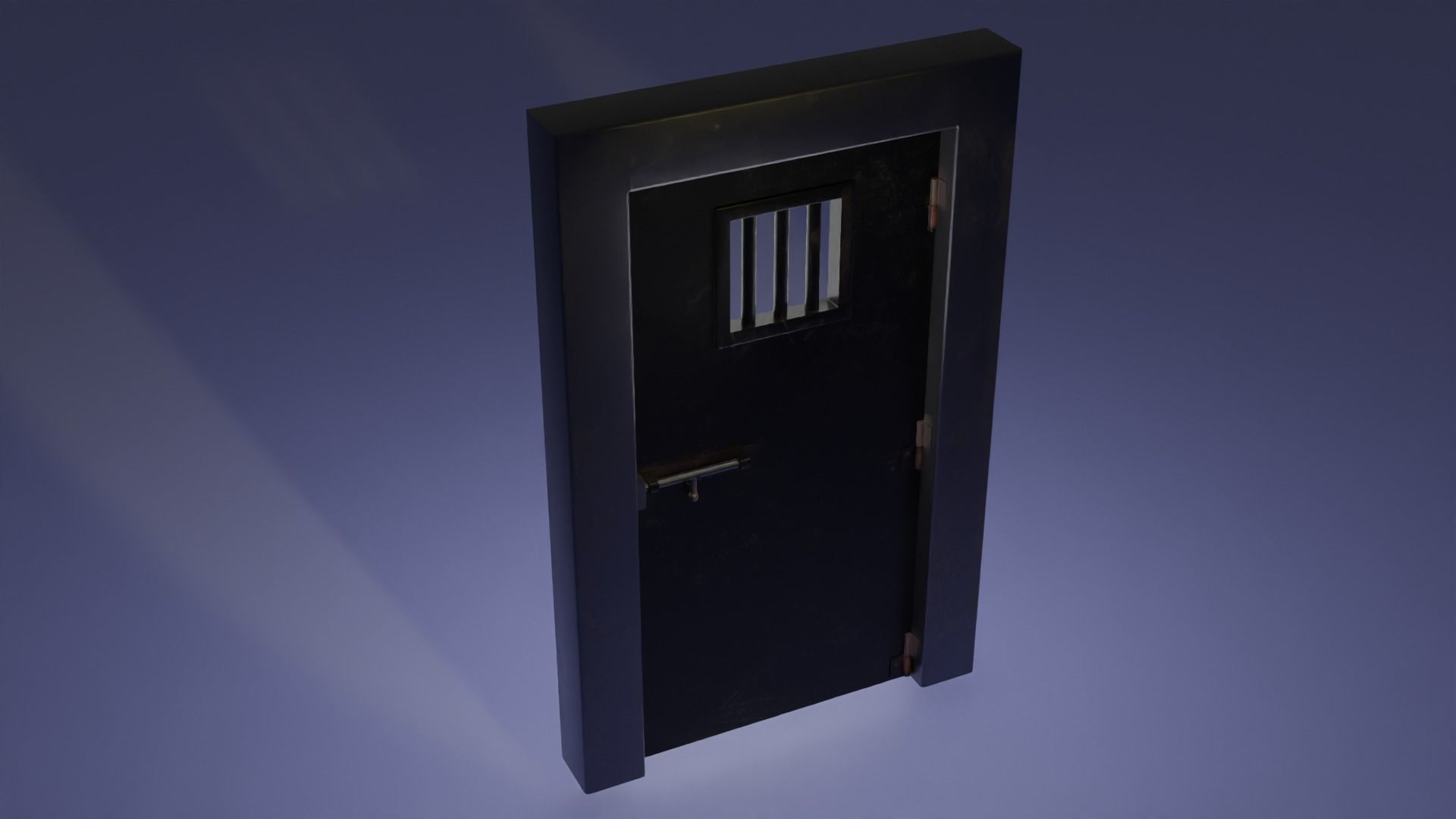 3D model Door Prison Cell Gate Low-poly PBR VR / AR / low-poly | CGTrader