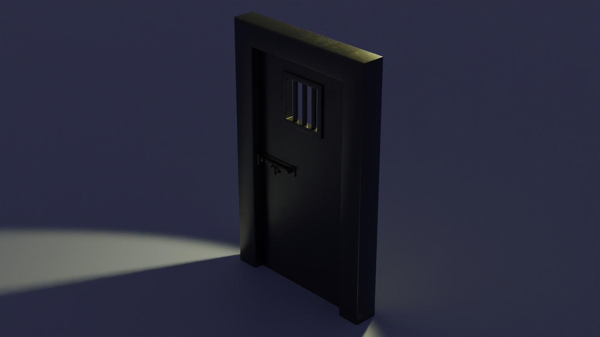 3D model Door Prison Cell Gate Low-poly PBR VR / AR / low-poly | CGTrader