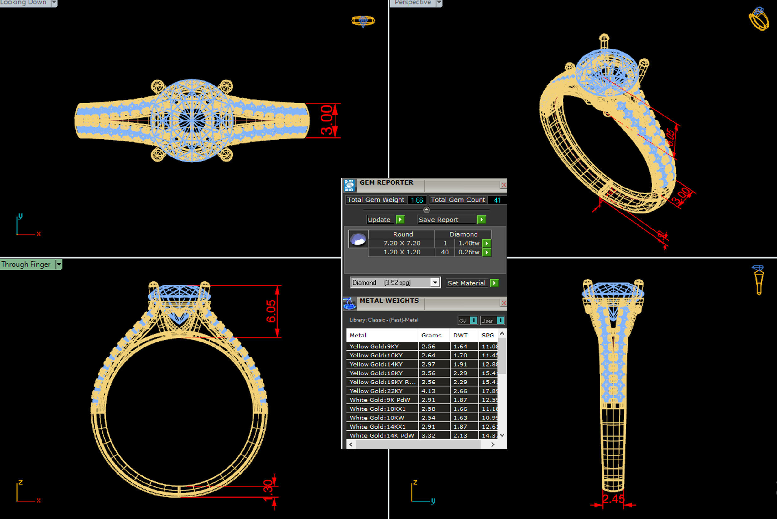 engagement rings 3d model printable model 3D model 3D printable | CGTrader