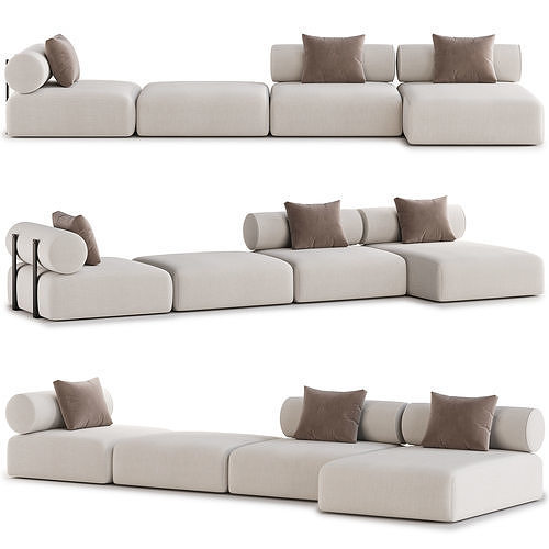 Contemporary Modular System 3D model | CGTrader