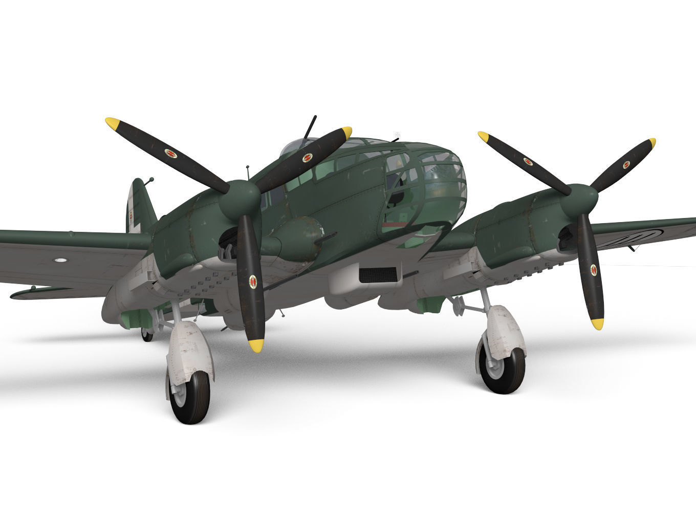 Caproni Ca314 3D model | CGTrader