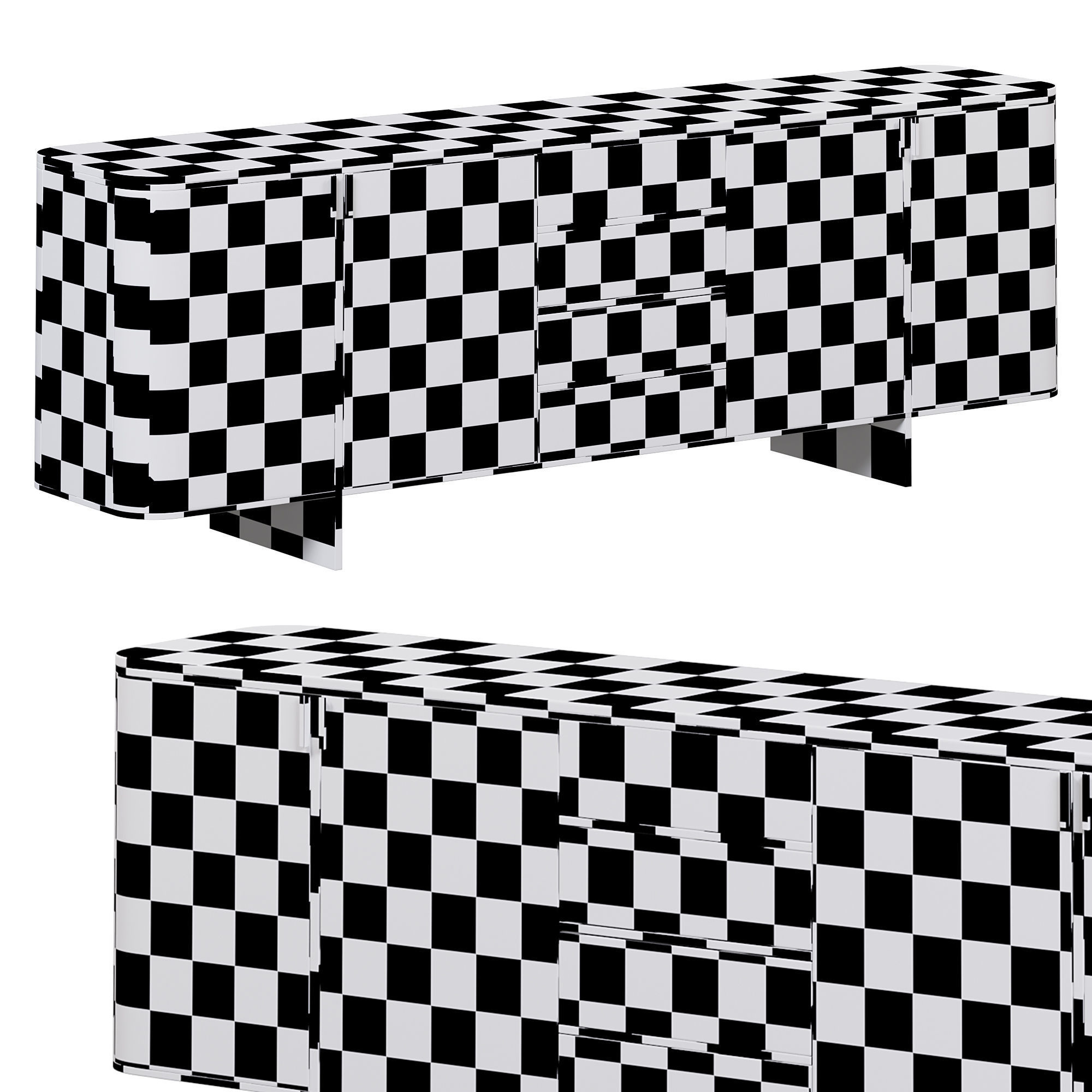 Dean sideboard table 3D model | CGTrader