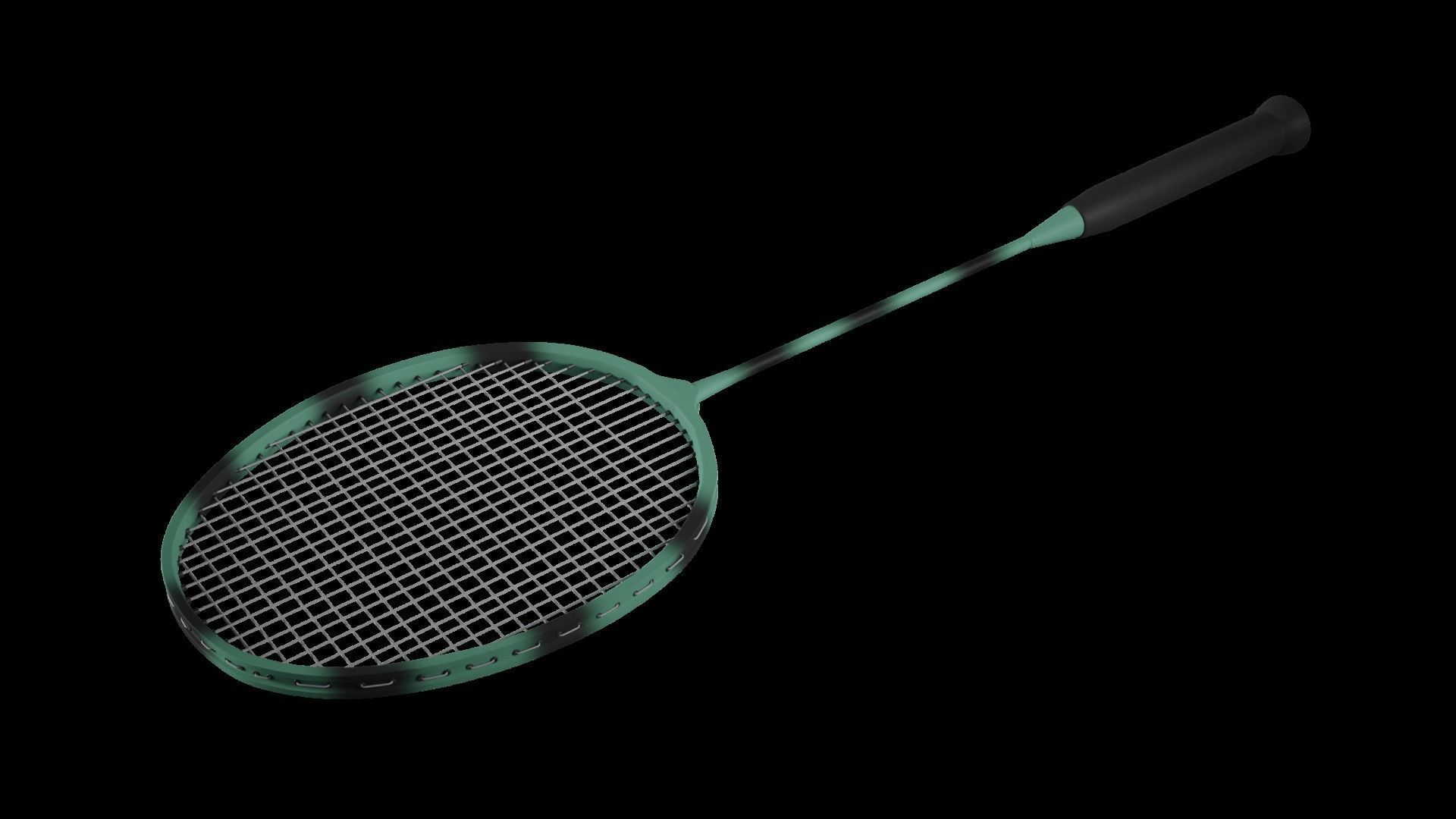 Badminton Racket 3D model | CGTrader