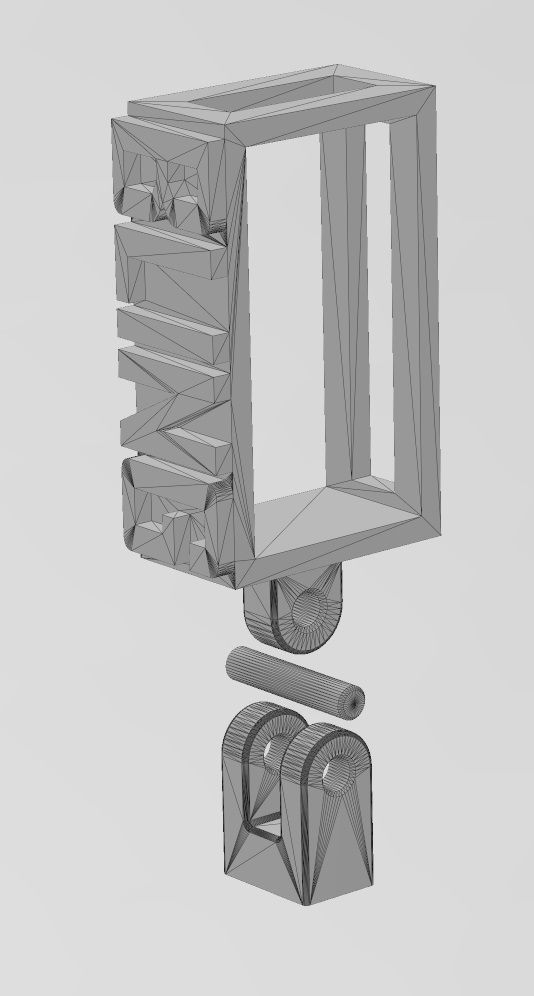 Bling bail link 3D model 3D printable | CGTrader