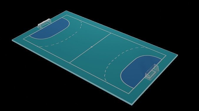 Handball Court 3D model | CGTrader