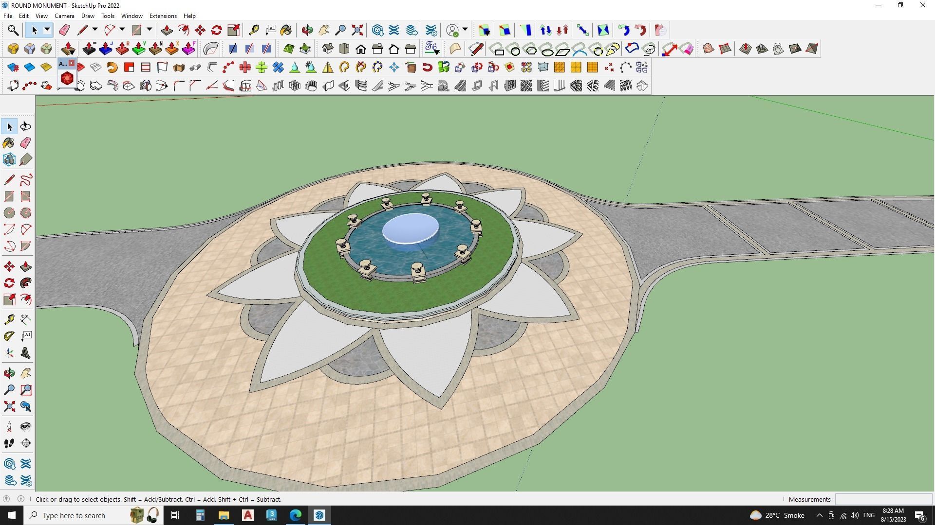 Round Junction 3D model 3D model | CGTrader