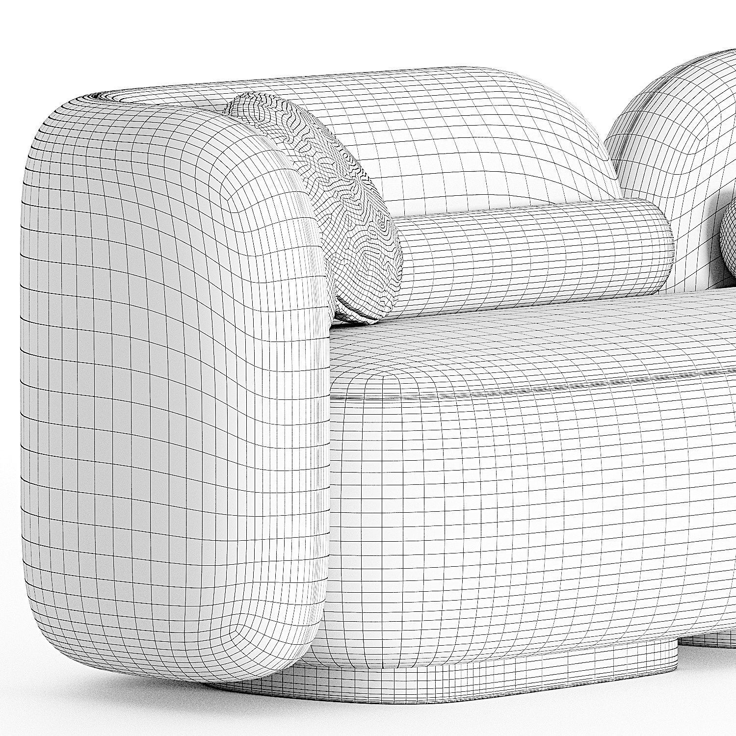 Dekorlist Cuddle Kanepe 3d model 3D model | CGTrader