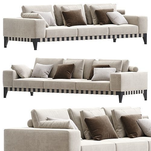 FLEXFORM GREGORY By In Stock 3d model 3D model | CGTrader