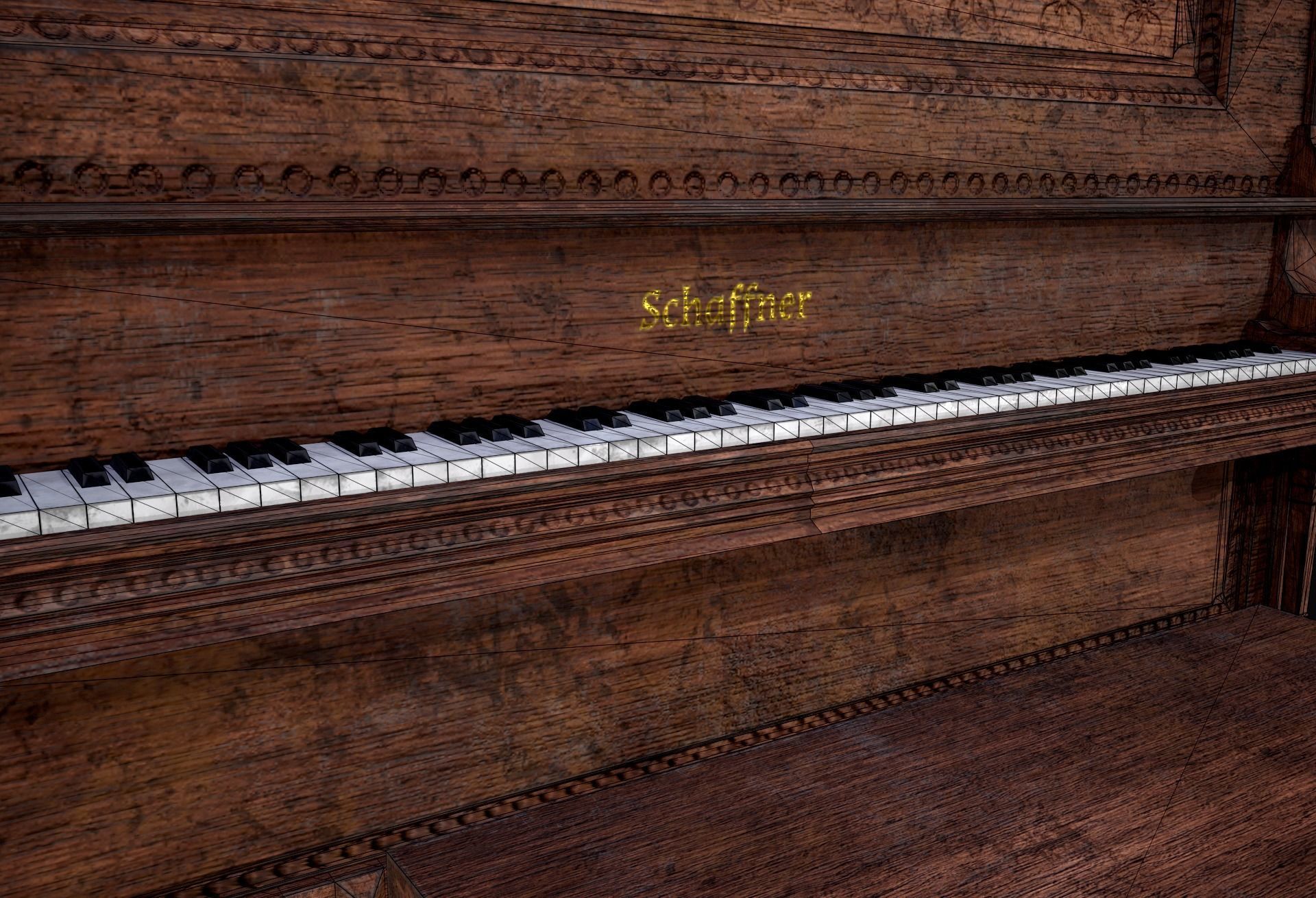 3D model Game Ready Piano VR / AR / low-poly | CGTrader