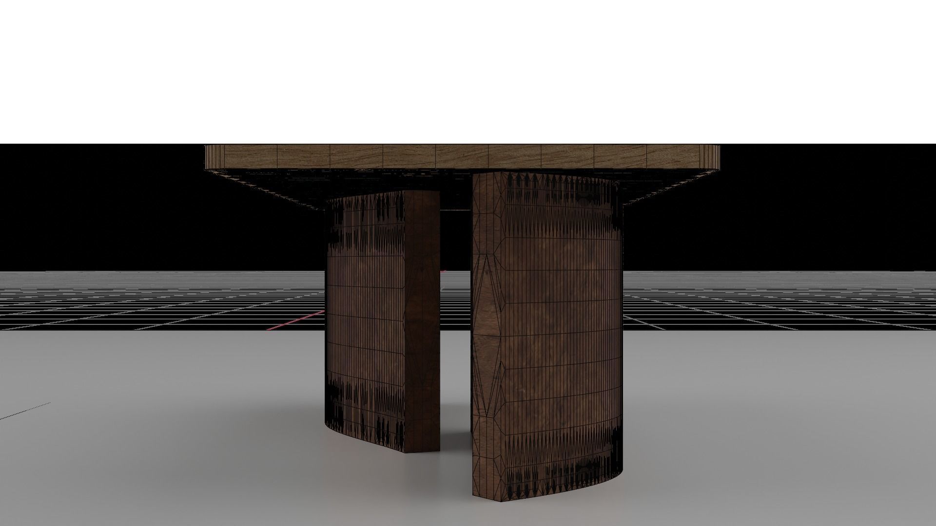 Organic Pattern Three Dining tables 3D model | CGTrader