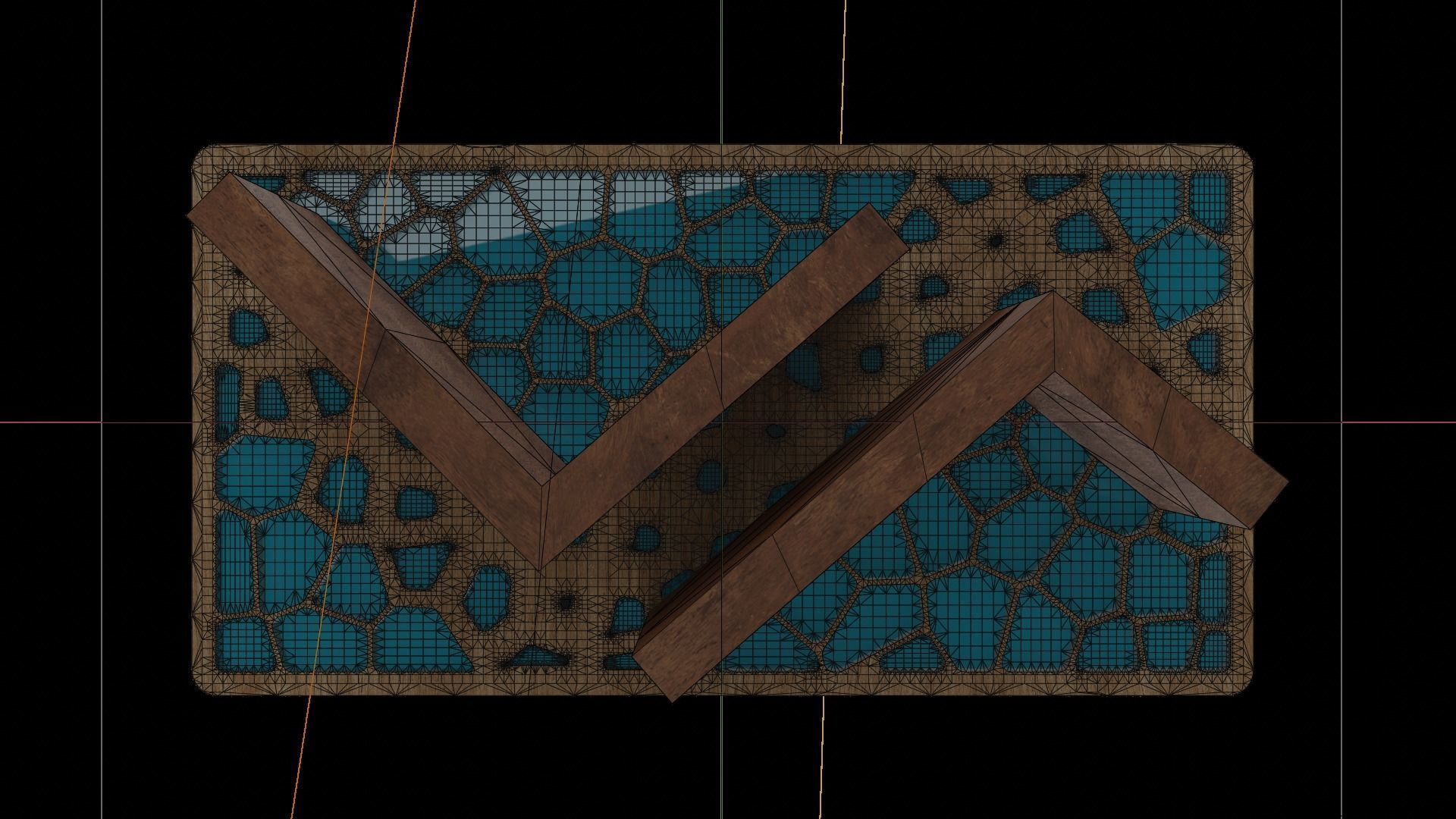 Organic Pattern Three Dining tables 3D model | CGTrader