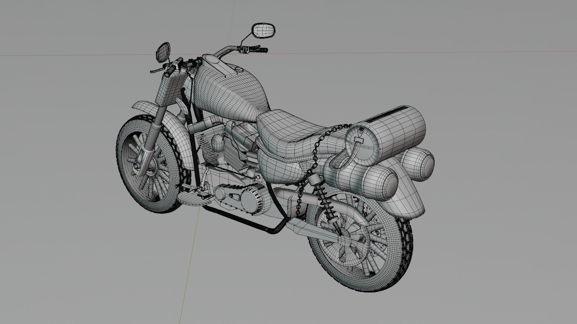 harley davidson moto bike 3D model | CGTrader