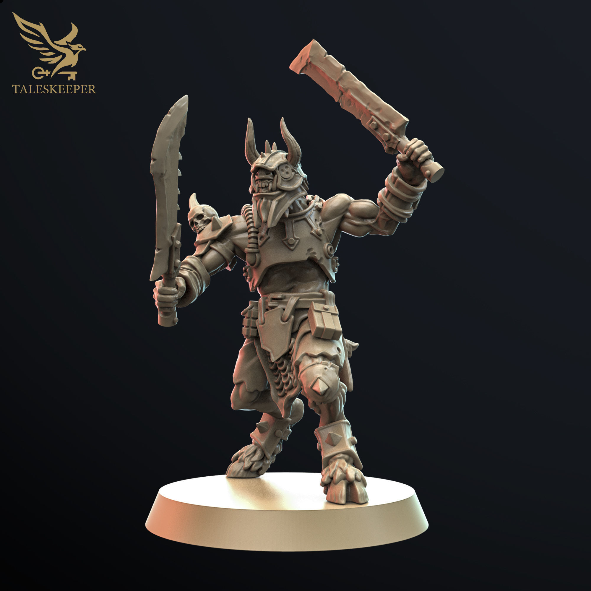 BEASTMEN CULTISTS HORDE 3D model 3D printable | CGTrader