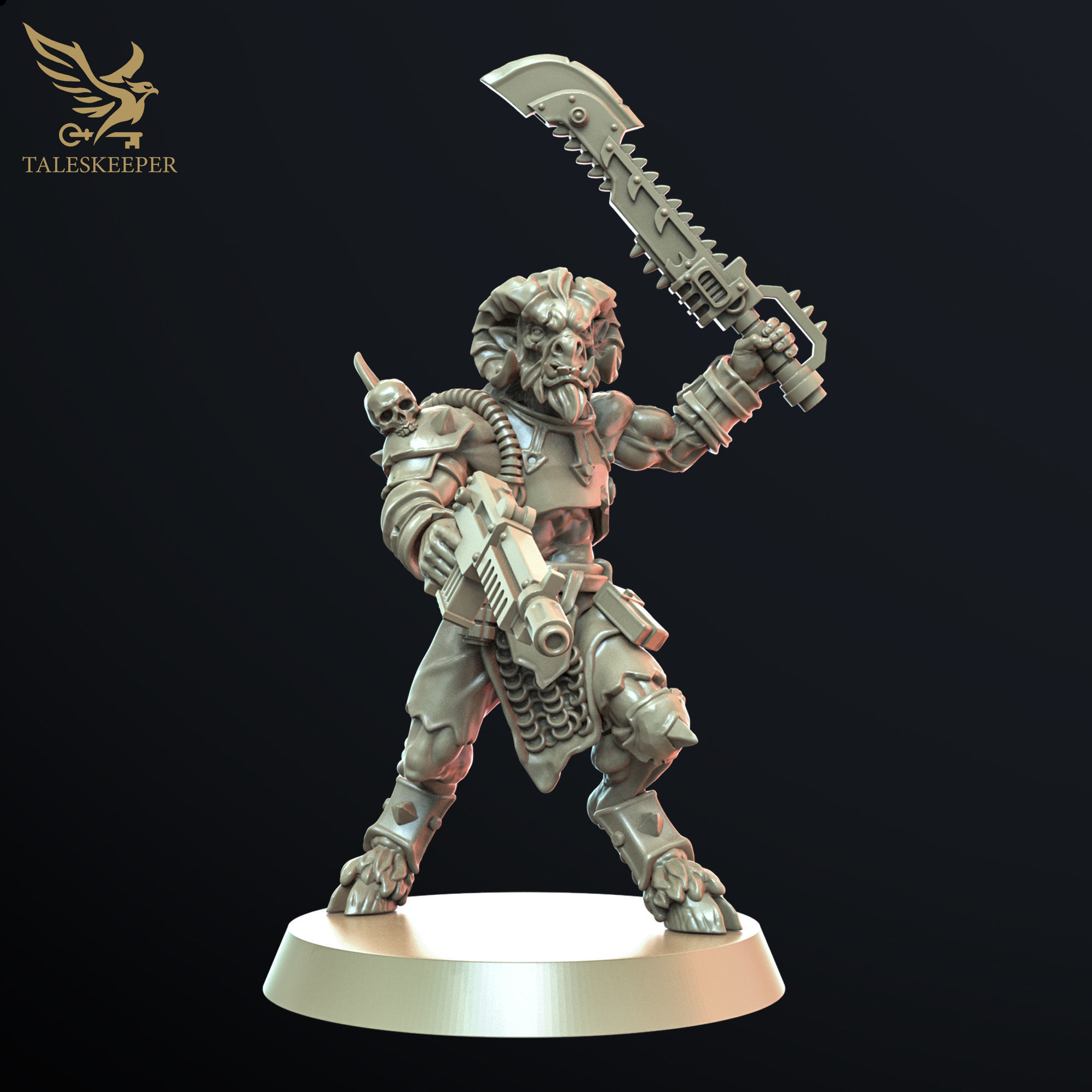 BEASTMEN CULTISTS HORDE 3D model 3D printable | CGTrader