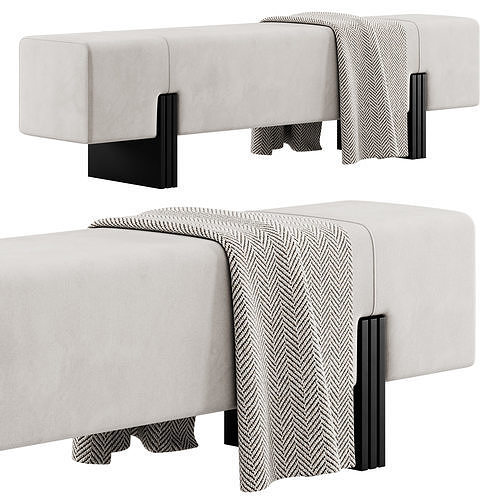 Apua bench by Bruno Moinard 3D model | CGTrader