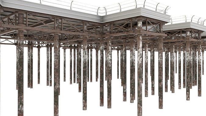 Pier Structure 3D model | CGTrader