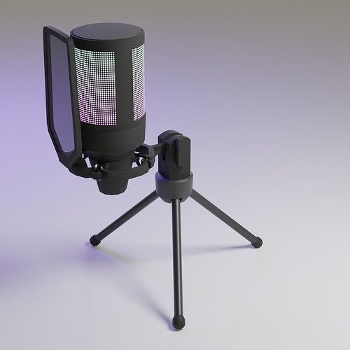 3D model Microphone VR / AR / low-poly | CGTrader