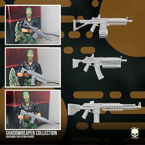 Shadowreaper Collection 3D printable files for Action Figures 3D model ...