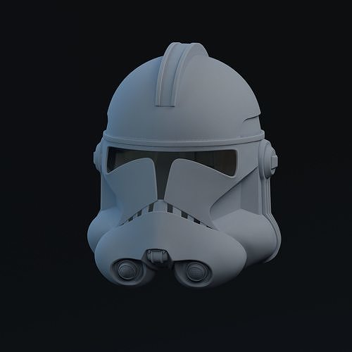 Wearable Phase 2 Clone Helmet 3D model 3D printable | CGTrader