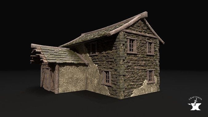 3D model Realistic Medieval House VR / AR / low-poly | CGTrader