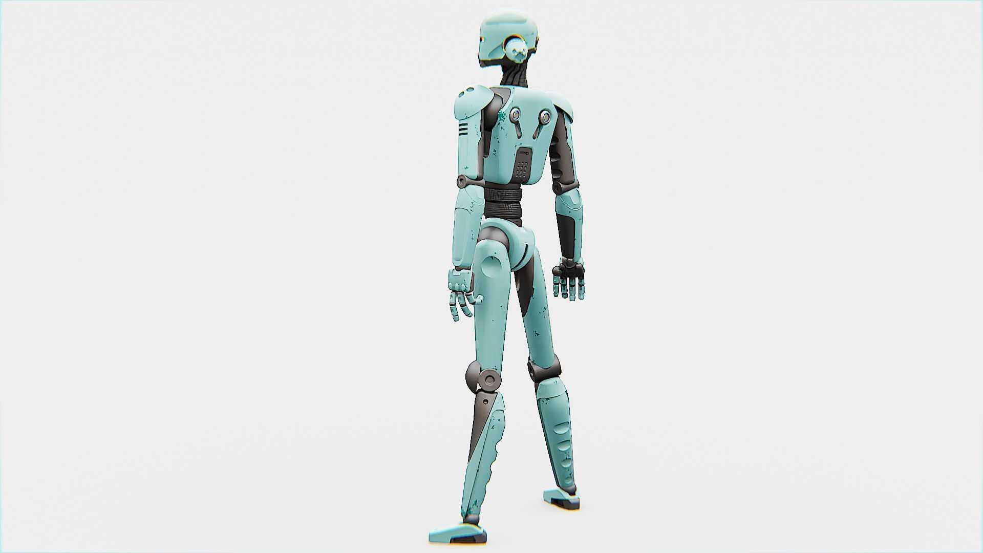ANDROID JUNO FEMALE RIGGED 3D model rigged | CGTrader