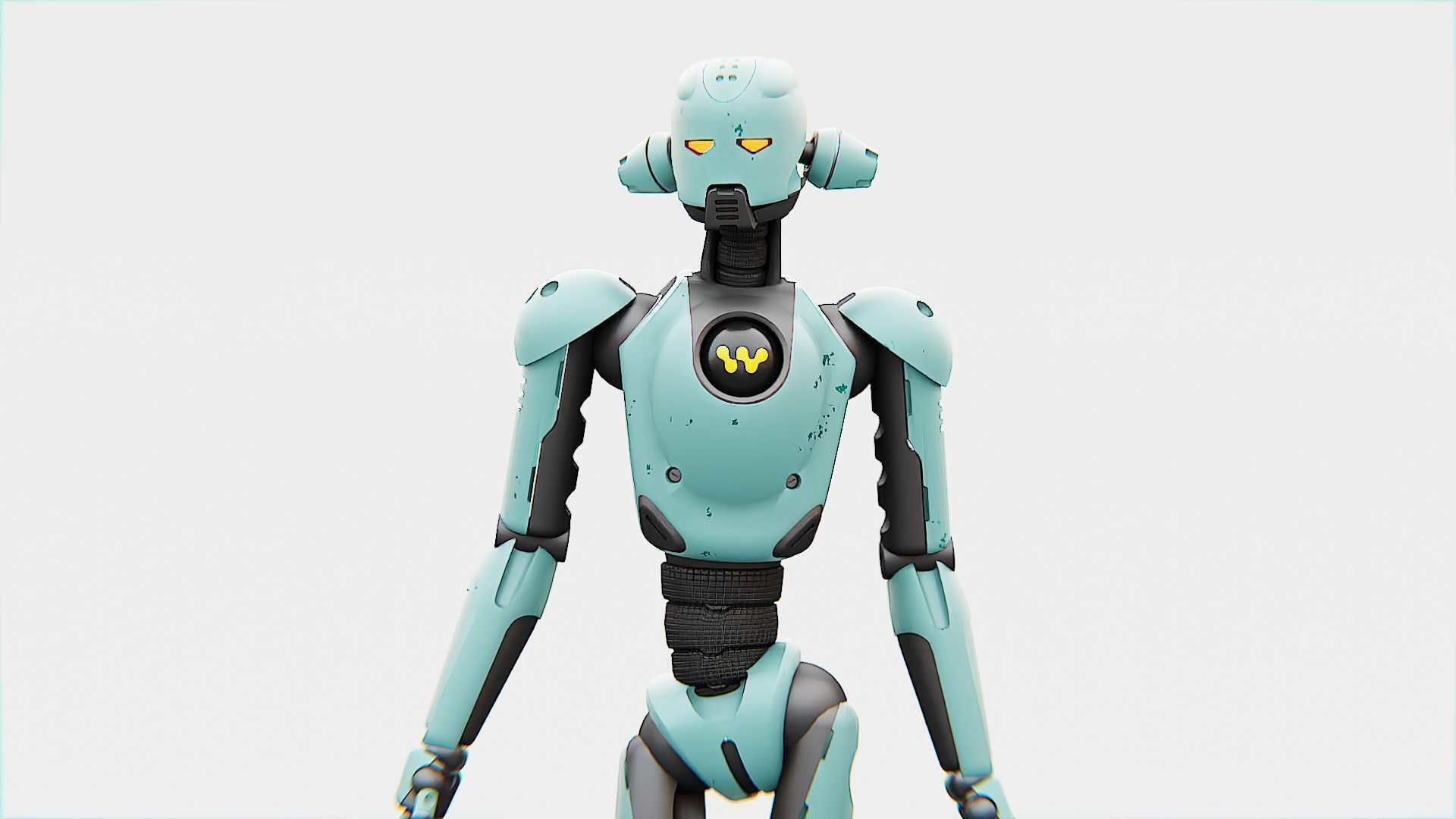 ANDROID JUNO FEMALE RIGGED 3D model rigged | CGTrader