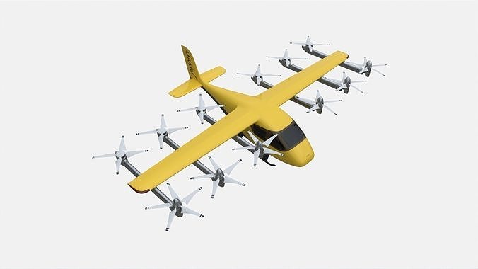 Wisk Generation 6 Aircraft 3D model | CGTrader
