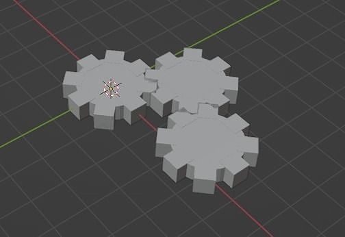 3D model Spinning gears for animation VR / AR / low-poly | CGTrader