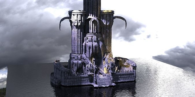 Beast Tower Monument Castle Tower tall 3D model | CGTrader