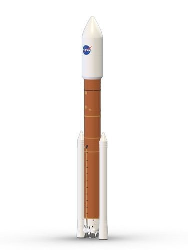 SLS Block 2 Cargo Rocket High Poly 3D model | CGTrader