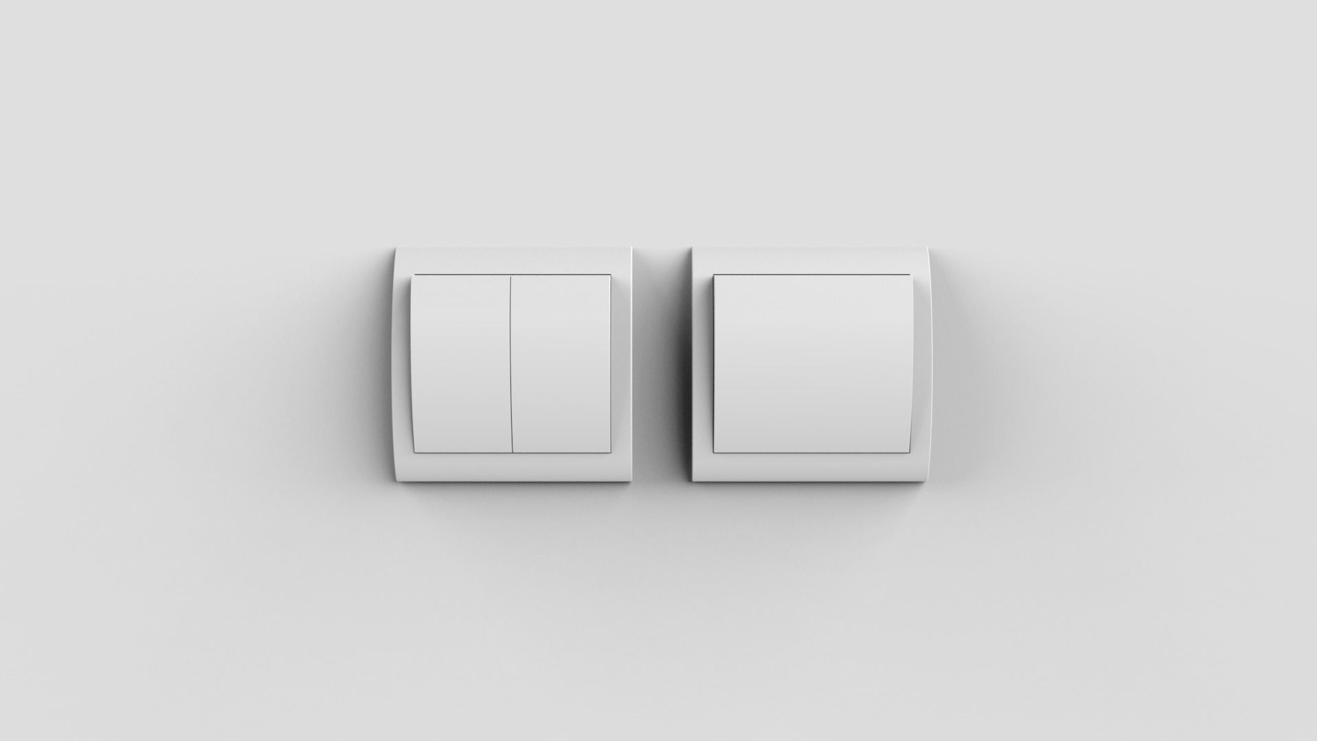Wall Light Switches 3D model | CGTrader