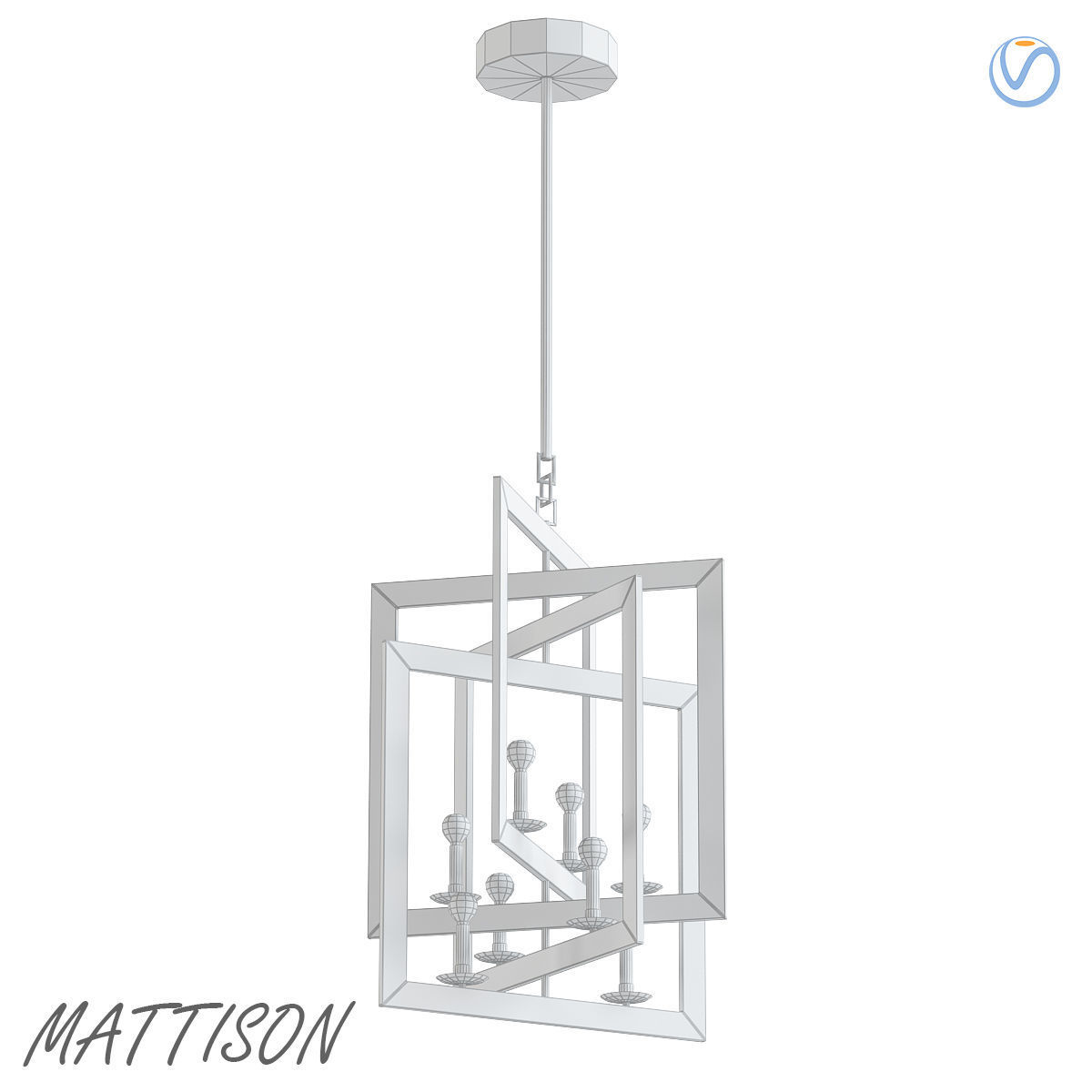 Mattison Chandelier 3D model | CGTrader