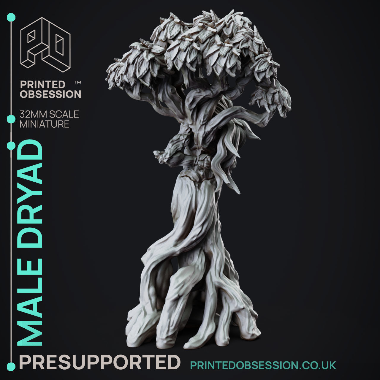 Dryad - 3D Printable TTRPG - PRESUPPORTED - 32mm Scale 3D model 3D ...