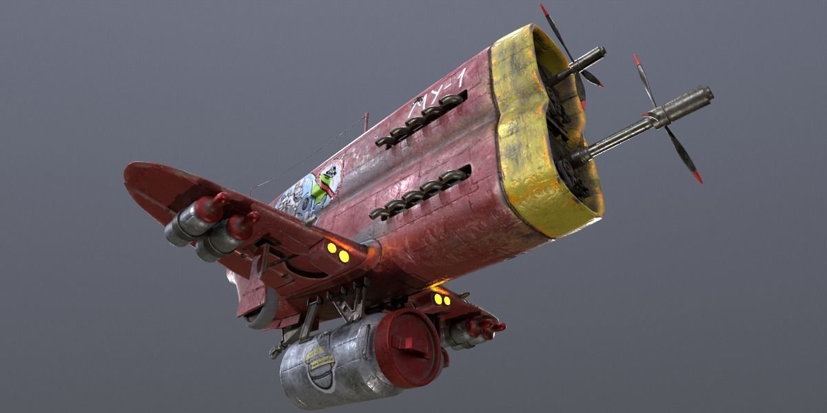 3D model Set of stylized realistic airplanes VR / AR / low-poly | CGTrader