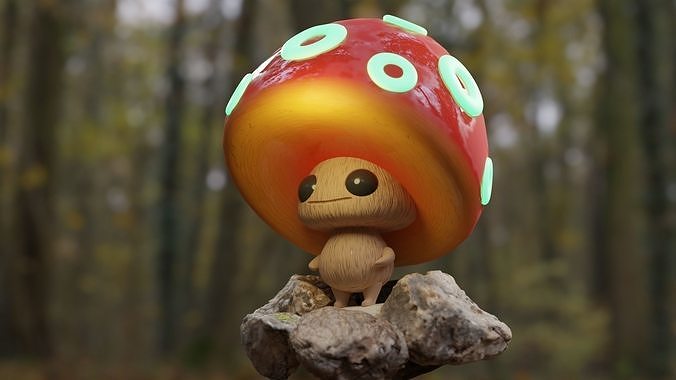 Magic Mushroom 3D model | CGTrader
